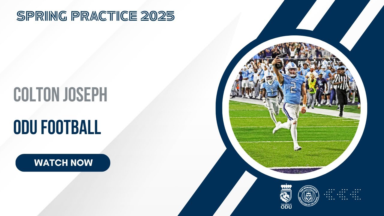 ODU Football Spring Practice 2025 - Apr. 19 Media Session - Colton ...