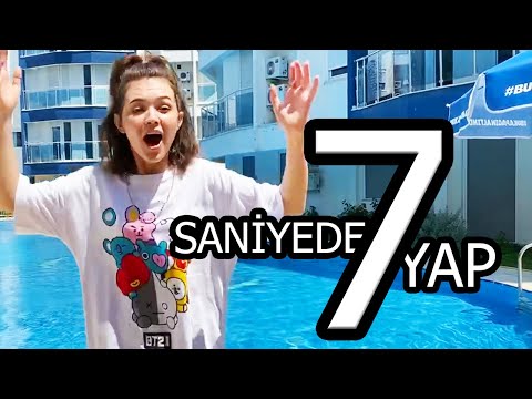 KIYAFETLERİMLE DENİZE ATLADIM ! / 7 Saniyede Yap Challenge !
