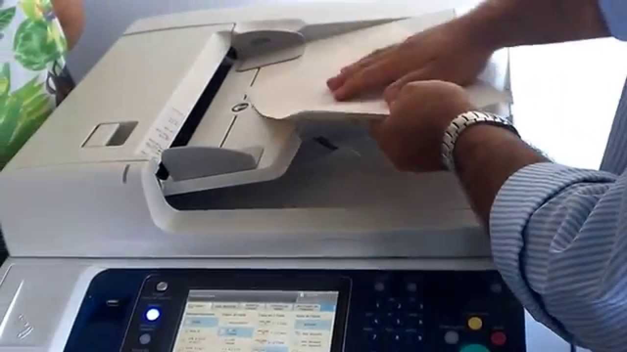 Como usar a copiadora Xerox WorkCentre 5330 - parte 2 - YouTube