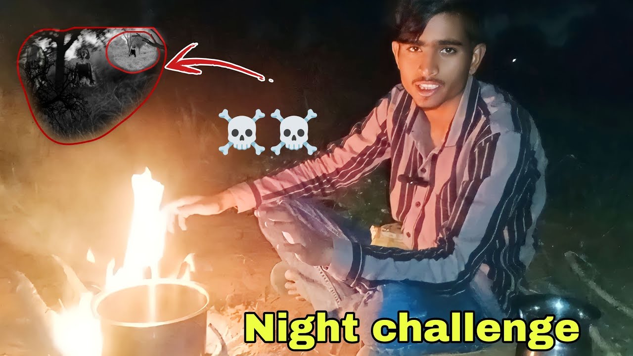 Night challenge video ll how to make maggi at camp - YouTube
