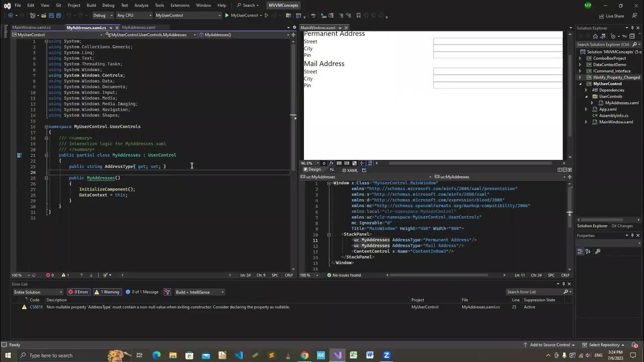 WPF | UserControl Part - 2 - YouTube