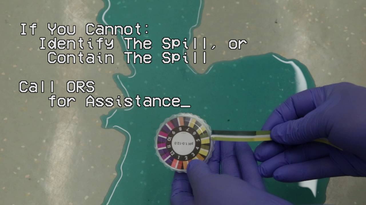 Responding to Incidental Chemical Spills - YouTube