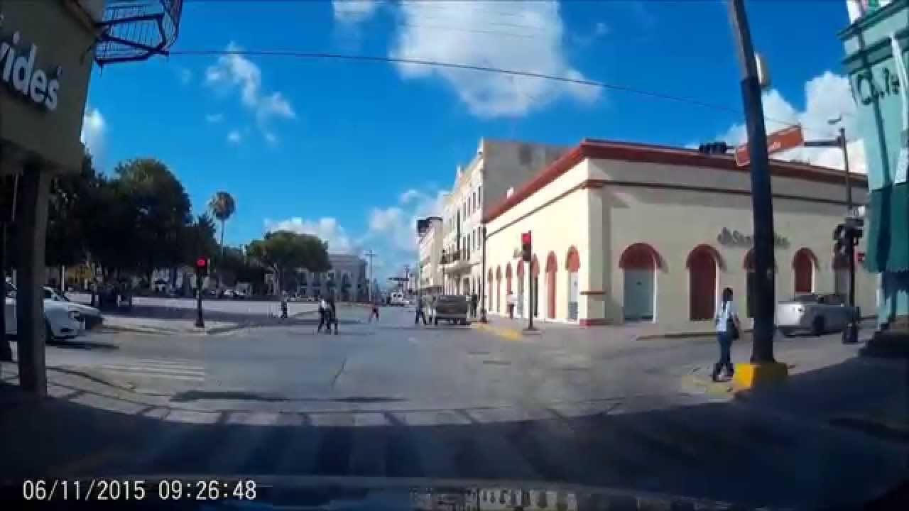 Matamoros, Mexico around a couple of streets dash cam - YouTube