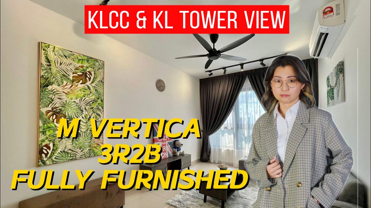 M Vertica Mah Sing Cheras KL South 3R2B 850 Sqft Fully Finished Unit ...