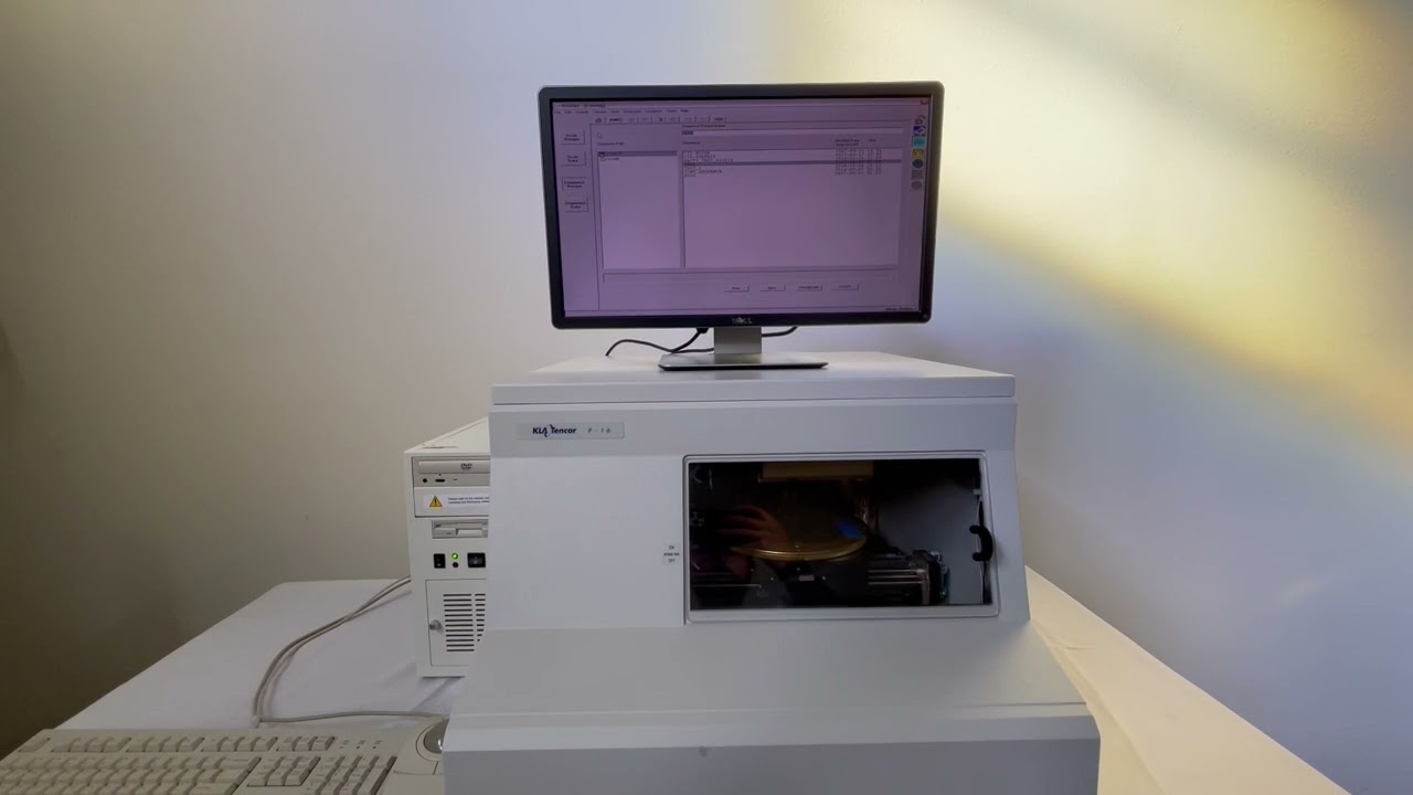 KLA-Tencor P-16 Wafer Surface Profiler (A# 62073) - YouTube