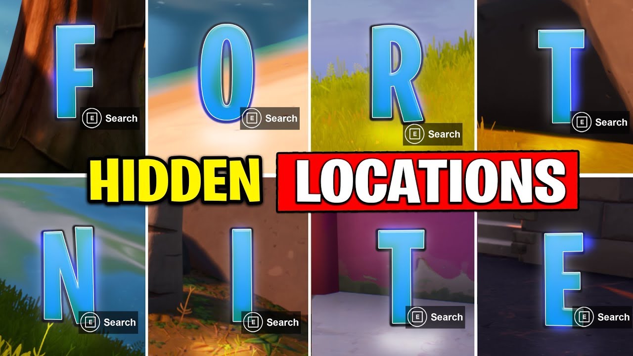 Search F-O-R-T-N-I-T-E LETTERS HIDDEN in Loading Screen Fortnite ...