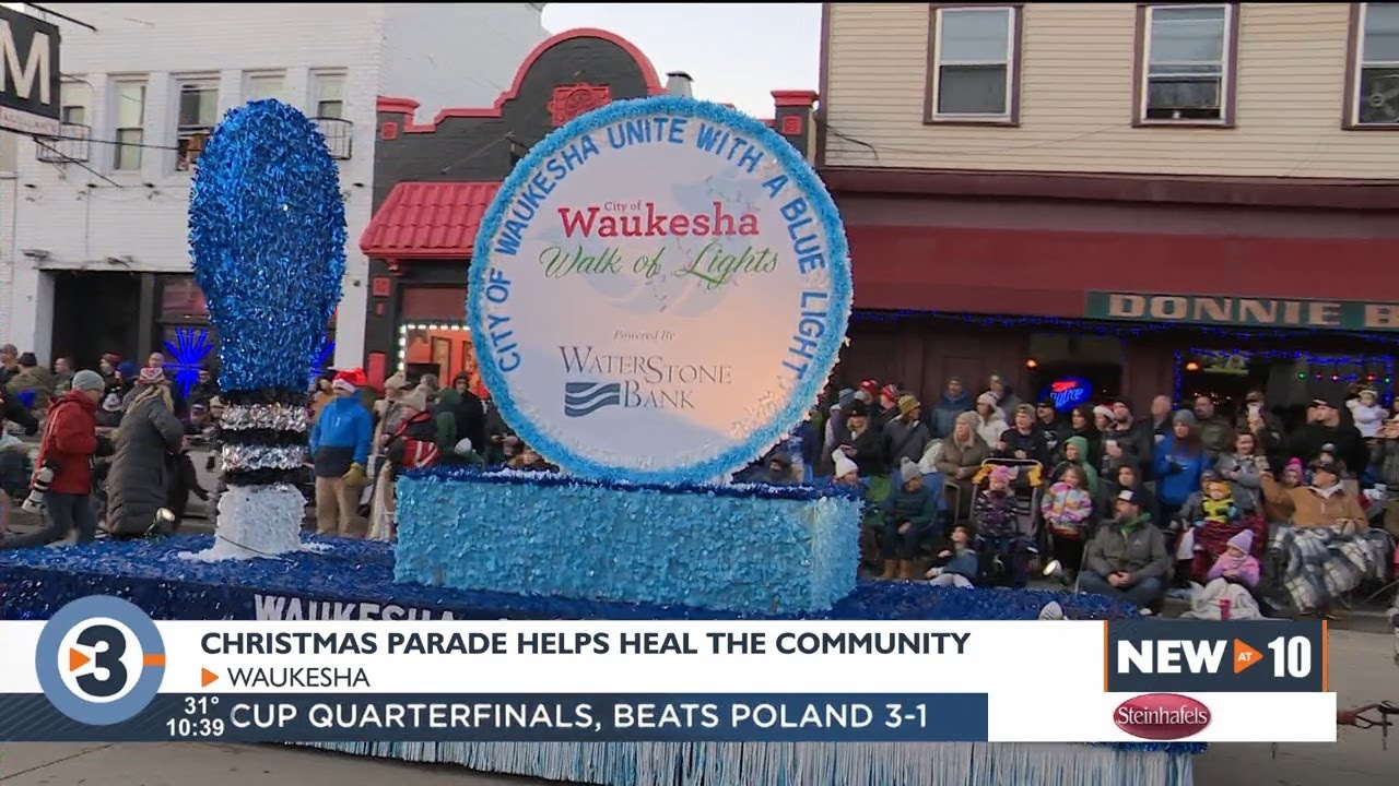 Waukesha Christmas Parade returns, gives community chance to heal - YouTube