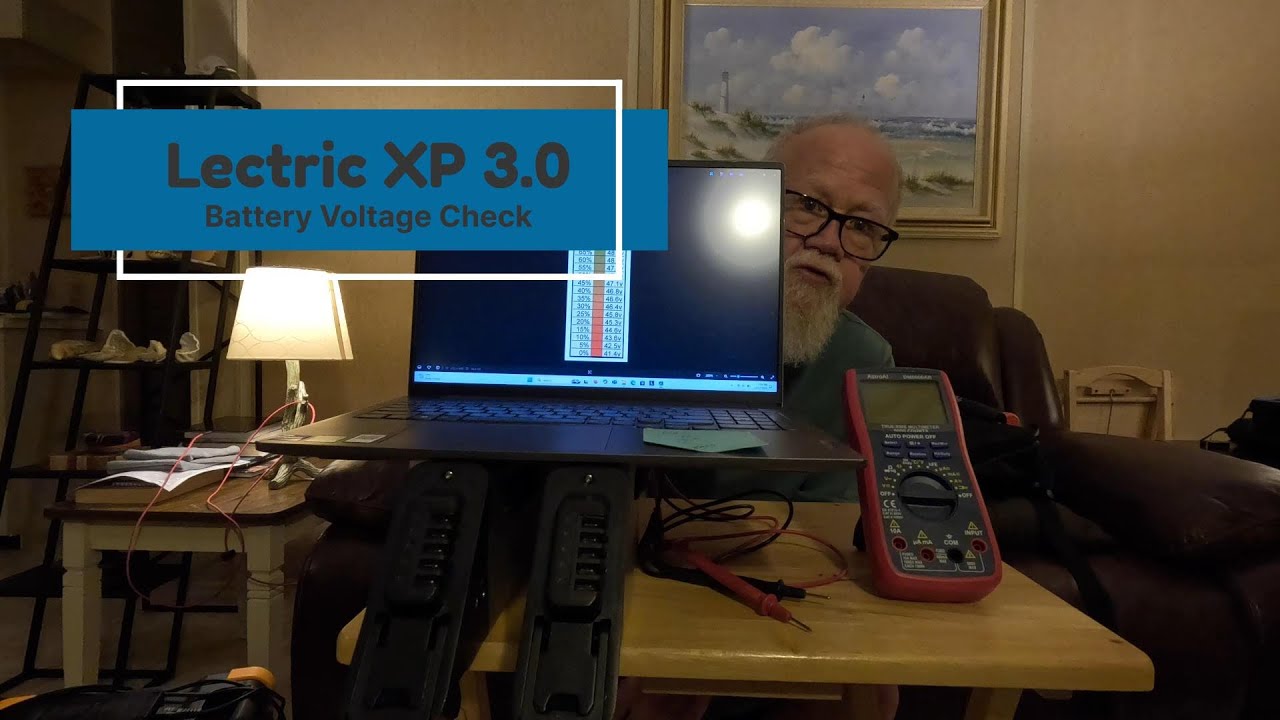 Lectric XP 3.0 Long Range Battery Voltage Check! Multi-Meter Test - YouTube