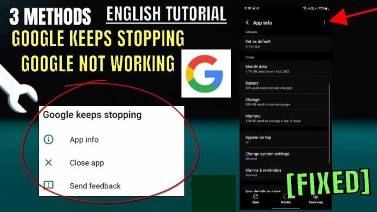 Google Keeps Stopping Samsung/Android || Google Not Working On Android ...