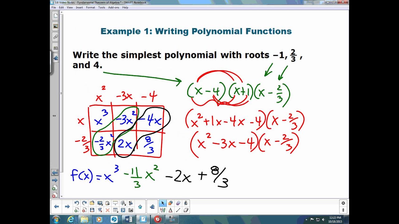 3 6 Fundamental Theorem Of Algebra YouTube 3-6-fundamental-theorem-of-algebra-youtube