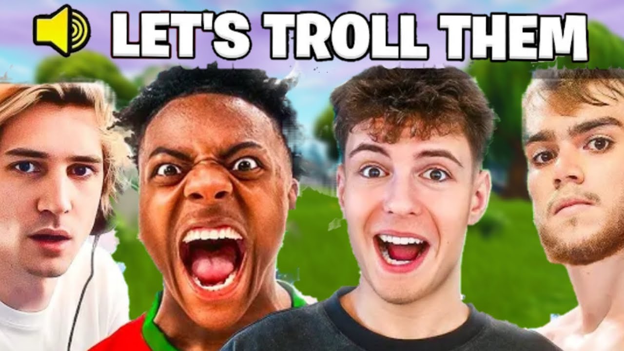 IShowSpeed XQC Mongraal & Clix TROLL MOMENTS - YouTube