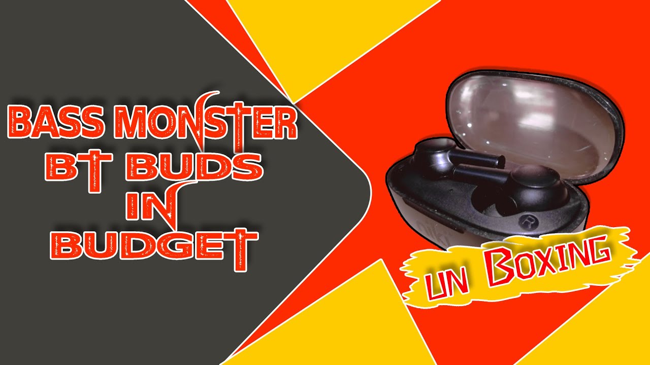 Bass Monster Buds UNBOXING of BT Air Buds in Rs 800/- || Bass Monster ...