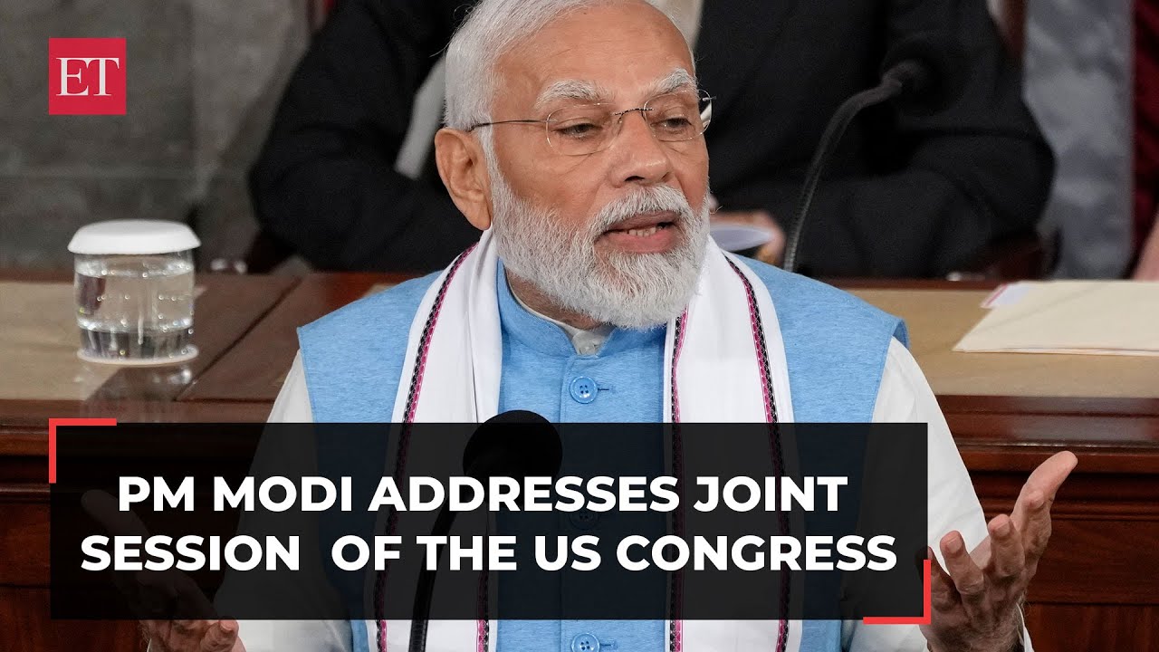LIVE| PM Modi addresses Joint Session of the US Congress - YouTube