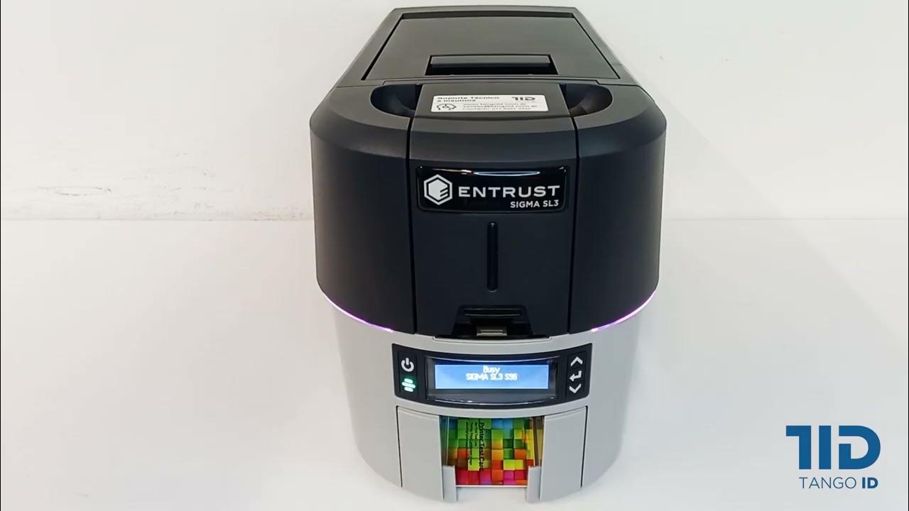 IMPRESORA DE CREDENCIALES: ENTRUST SL3 - YouTube