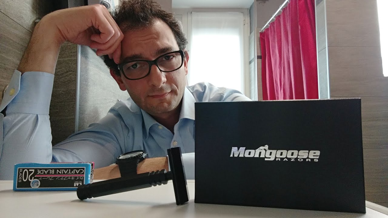 Mongoose Alumigoose Single Edge Razor Black Finish - Voto 9 - YouTube