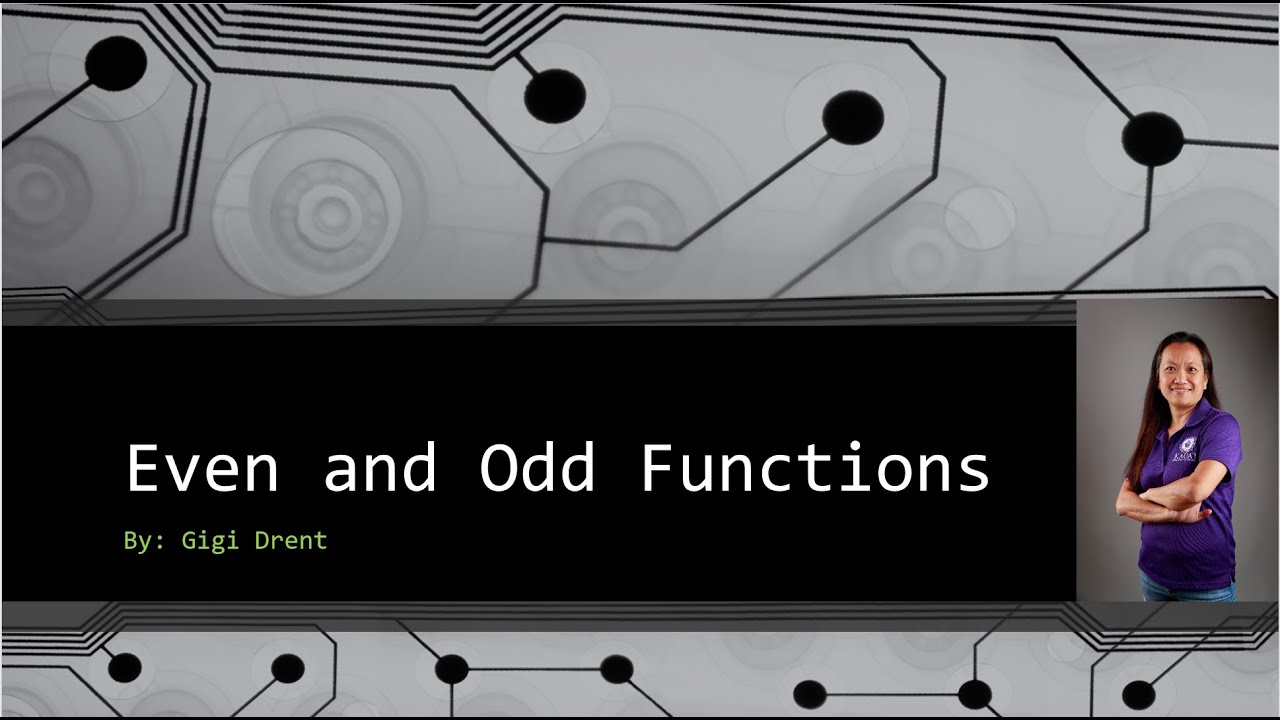 Even and Odd Functions - YouTube