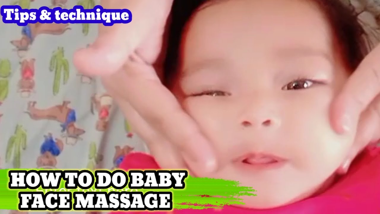 BABY OIL MASSAGE | NEWBORN BABY BATH | HOW TO DO BABY FACE MASSAGE ...