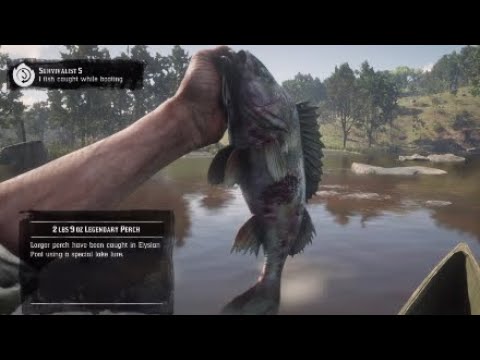 Red Dead Redemption 2 - How To Catch The Legendary Perch (Fishing in ...