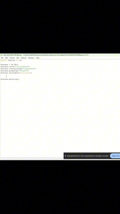 PARTE#1 CREANDO UNA CALCULADORA EN PYTHON - YouTube