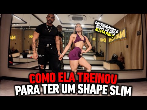 MAGRINHA, COMO FAZER TREINO E DIETA PARA SHAPE SLIM? VEJA O QUE FEZ ELA EVOLUIR.