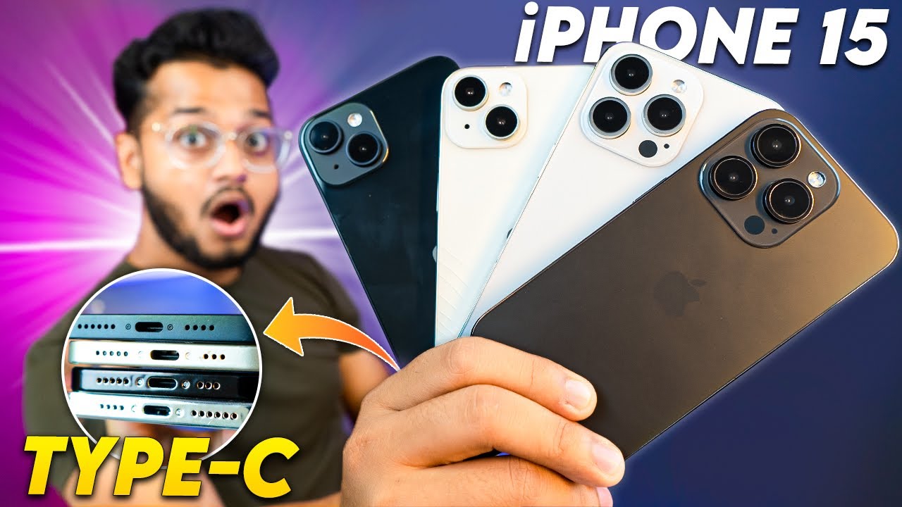 (EXCLUSIVE) iPhone 15 Series First Look, Specification, Type C iPhone ...