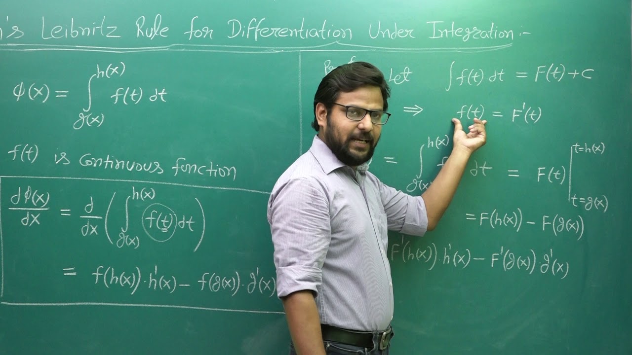 Definite Integration : Newton's Leibnitz Rule for Differentiation under ...