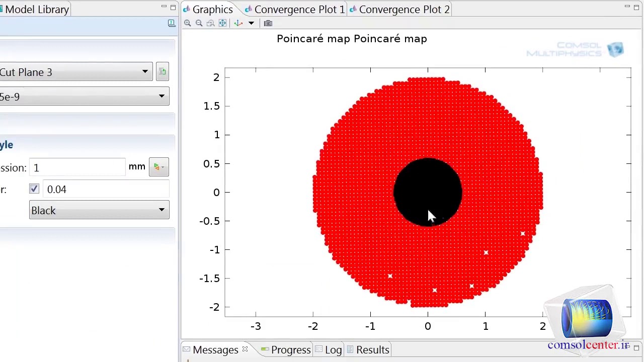 COMSOL gif - Simulating and Postprocessing a Magnetic Lens - YouTube
