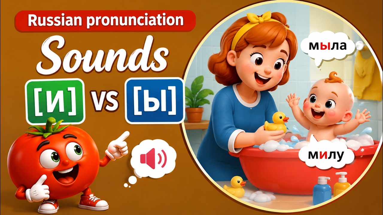 SOUNDS [И] & [Ы] | Russian tongue twister | Russian language ...