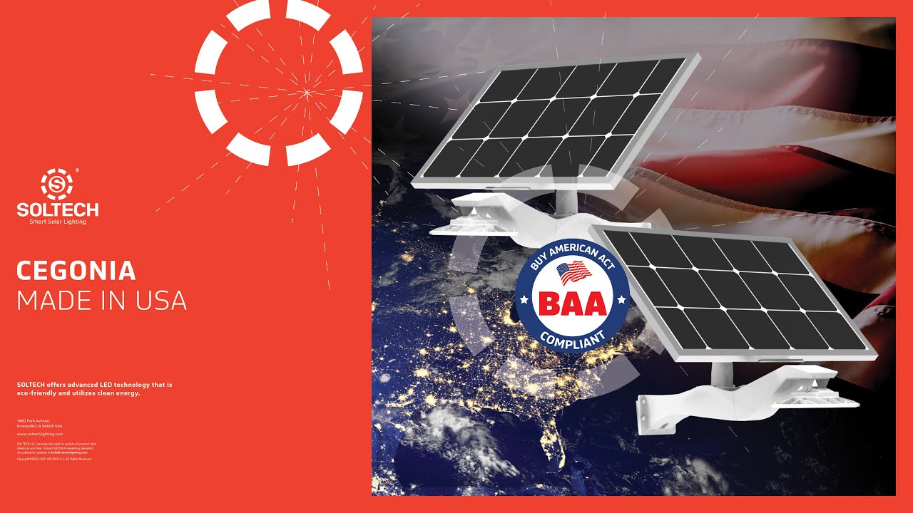 CEGONIA 20W BAA Installation by SOLTECH | Installation Process | SOLTECH Solar Lighting - YouTube