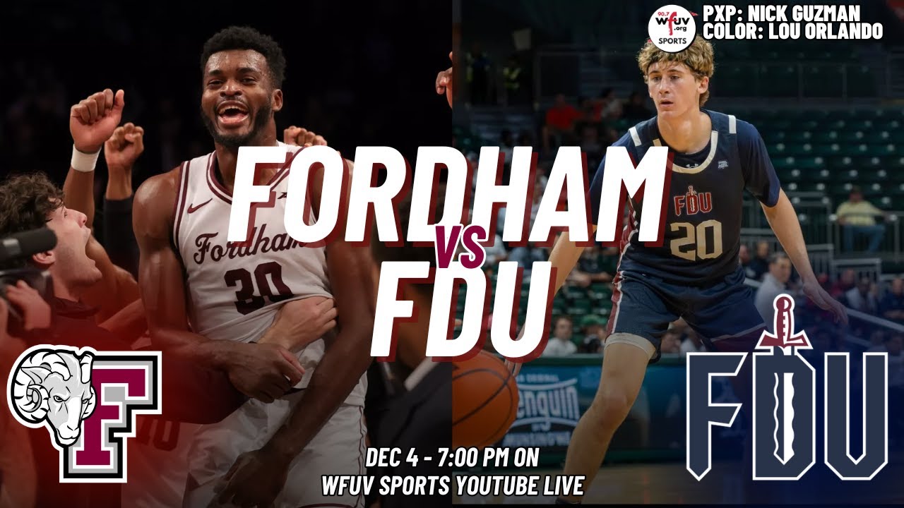 Fordham Men's Basketball vs Fairleigh Dickinson University | WFUV ...