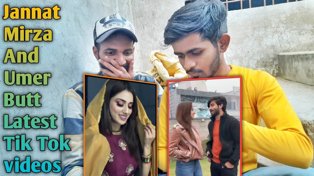 Indian Reaction On | Jannat Mirza And Umer Butt Couple Tik Tok videos - YouTube