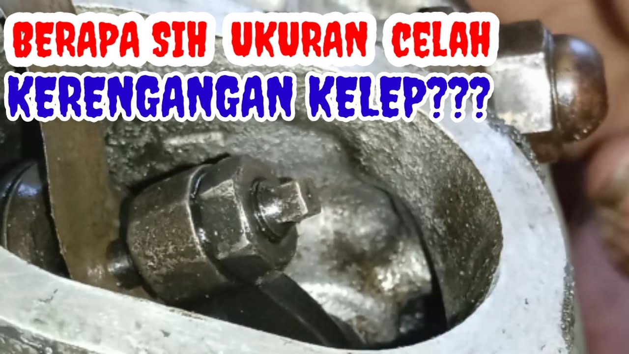 Cara Stel Klep Sepeda Motor - YouTube