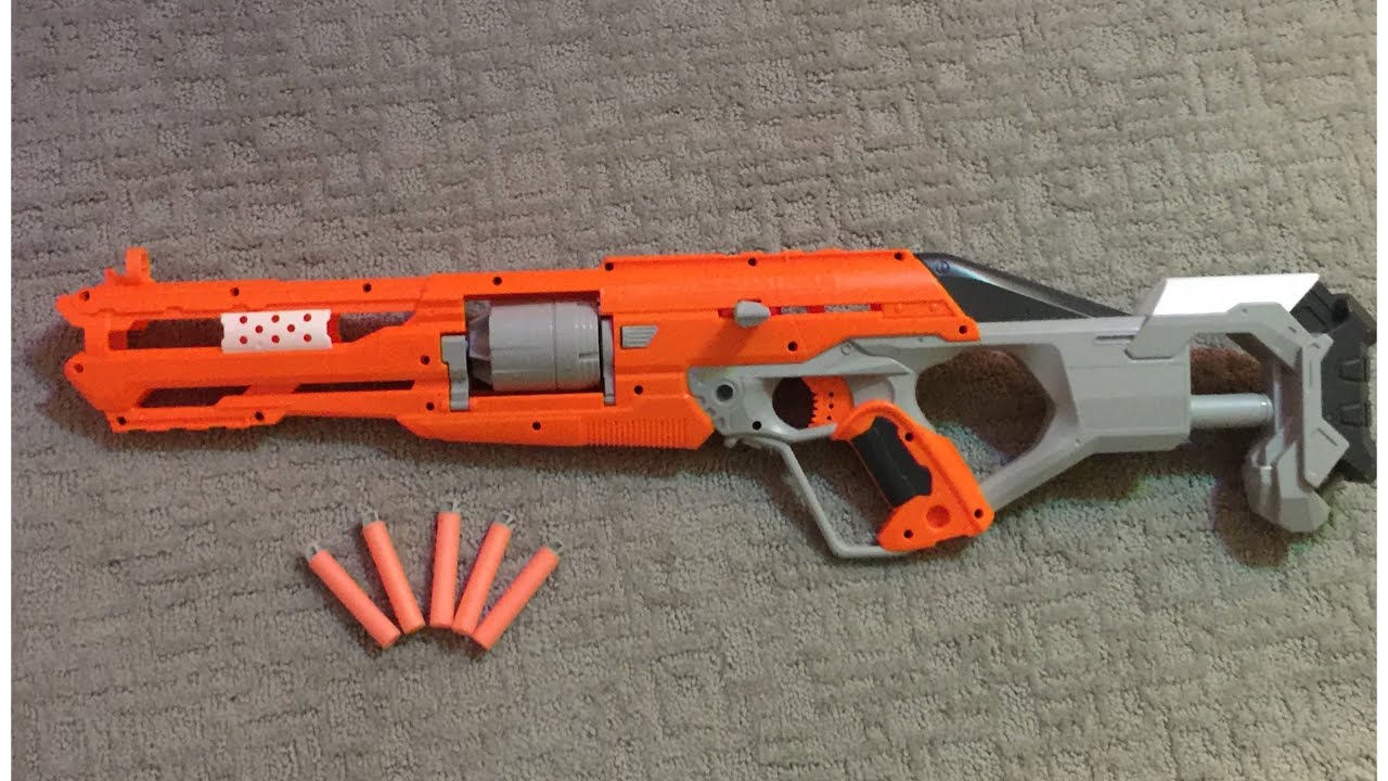 Nerf Accustrike Alphahawk! || An oversized Strongarm! - YouTube