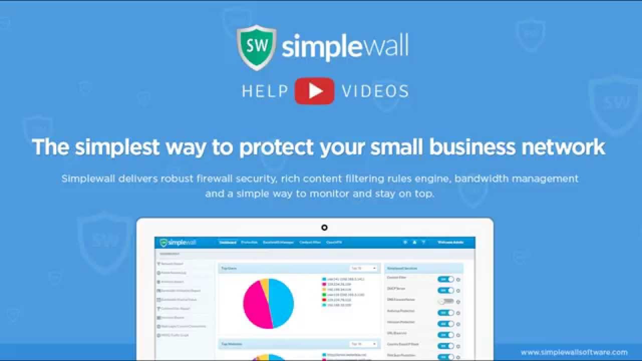 Setting Up Simplewall Network Via Web Interface - YouTube