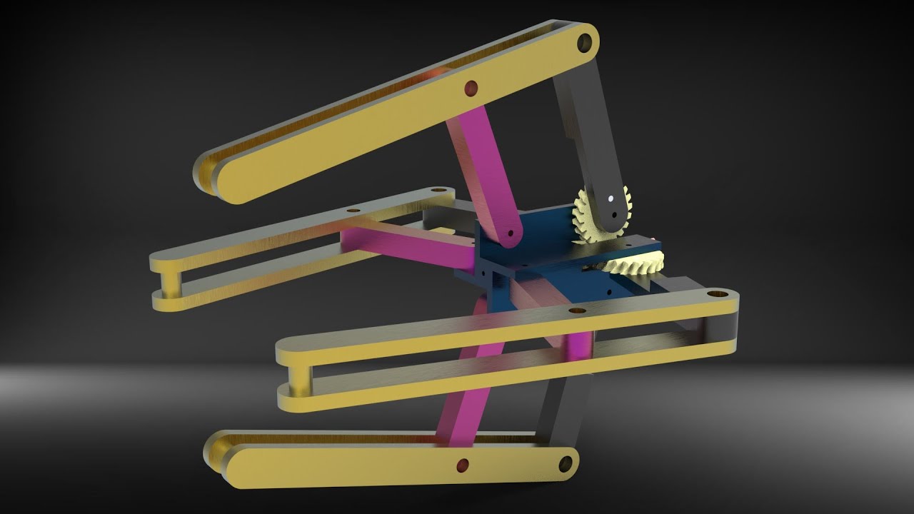 Mechanism 54 | Robot arm | Solidworks tutorial - YouTube