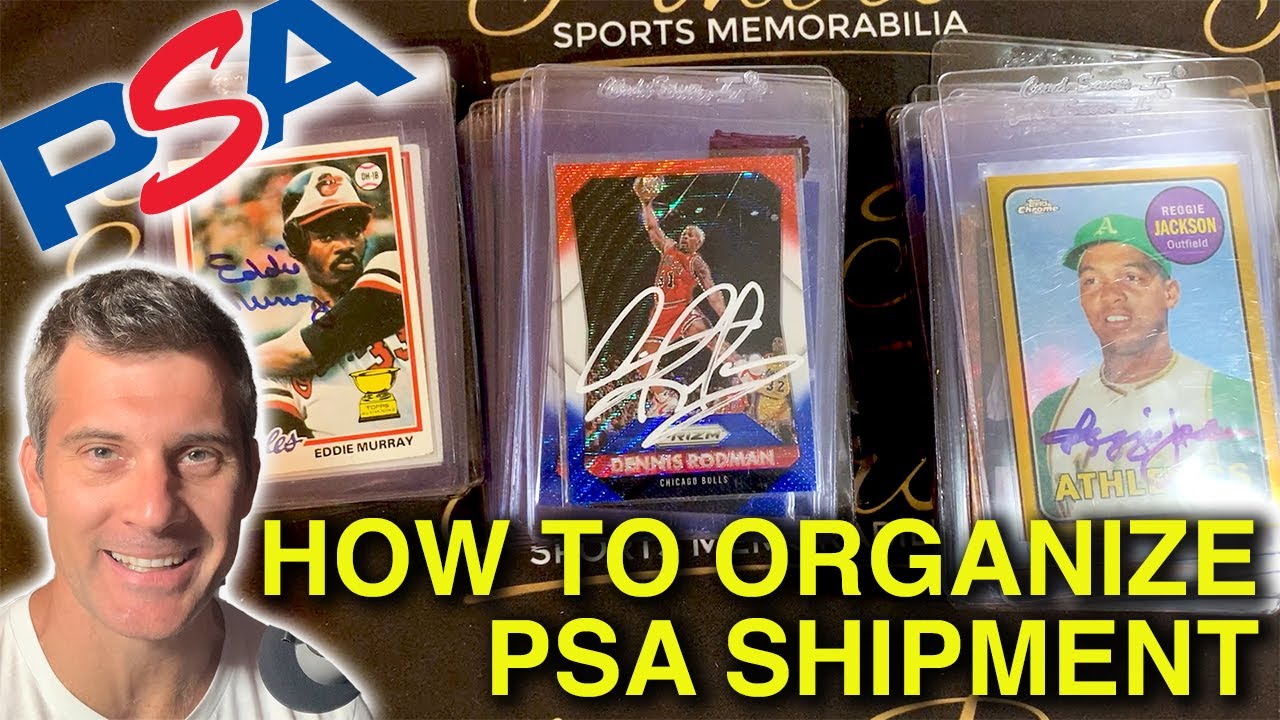 How to Organize Your 1st PSA Card Shipment - A Step by Step Tutorial ...