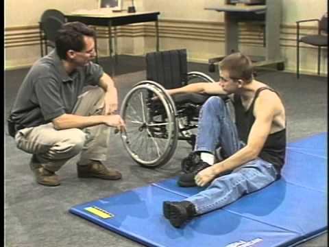 C7 Floor to Wheelchair Transfer - YouTube