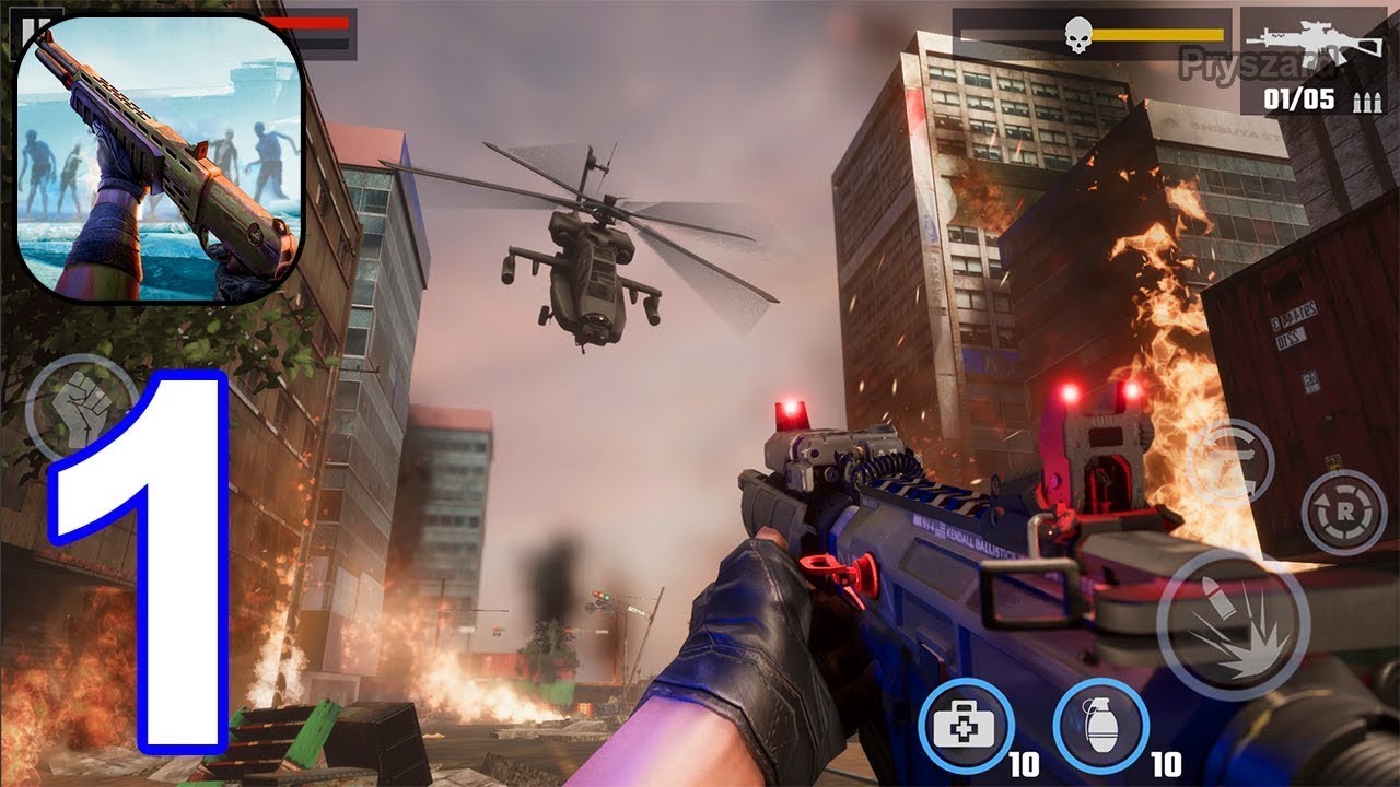 Zombie Fire - Gameplay Walkthrough Part 1 (iOS, Android) - YouTube