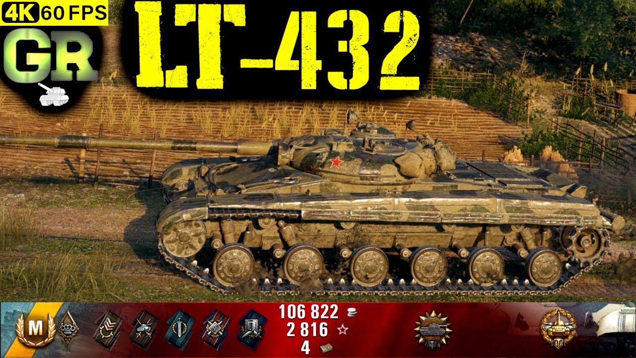 World of Tanks LT-432 Replay - 5 Kills 5.2K DMG(Patch 1.4.1) - YouTube