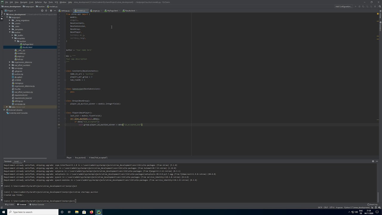 Advanced oTree features: Live Pages (oTree 3) - YouTube