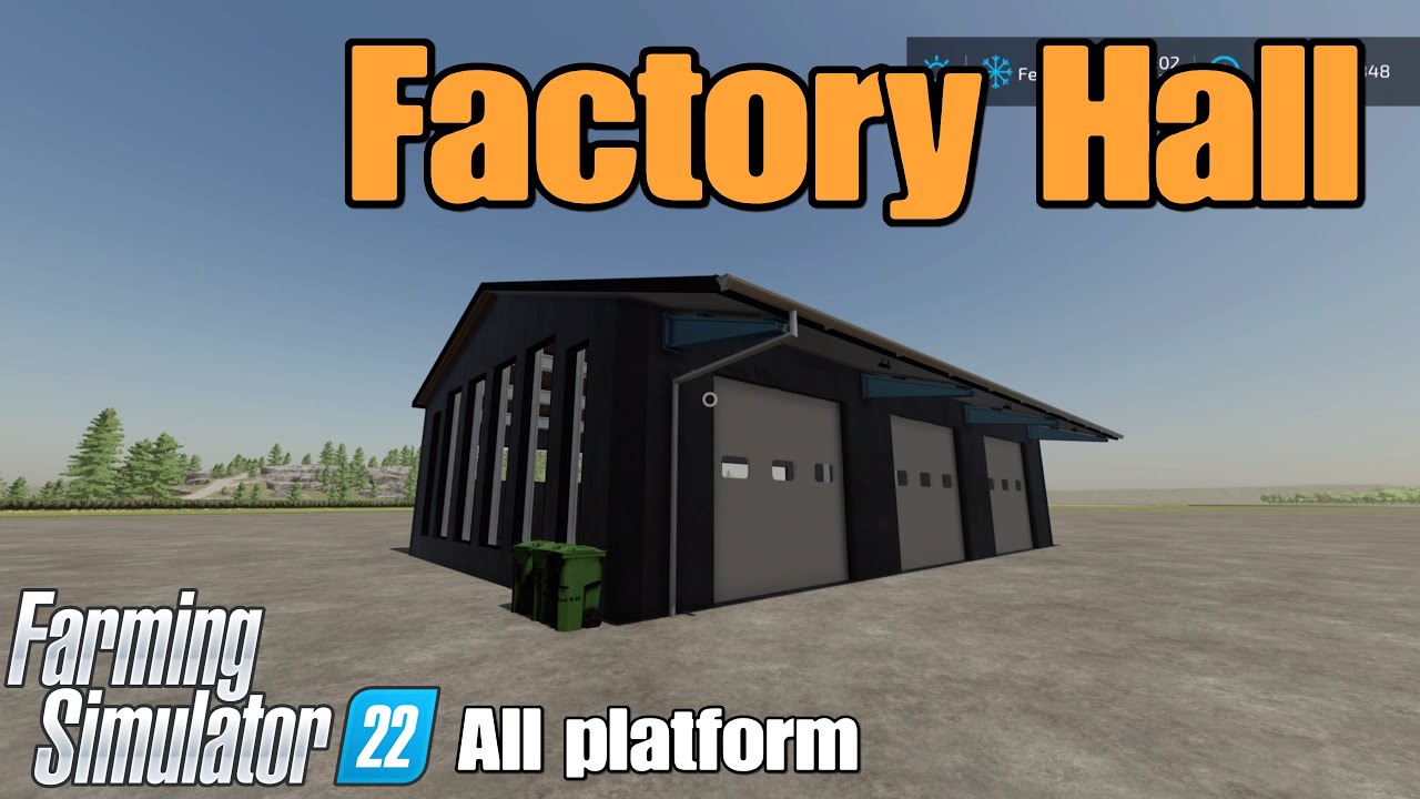 Factory Hall / FS22 mod for all platforms - YouTube
