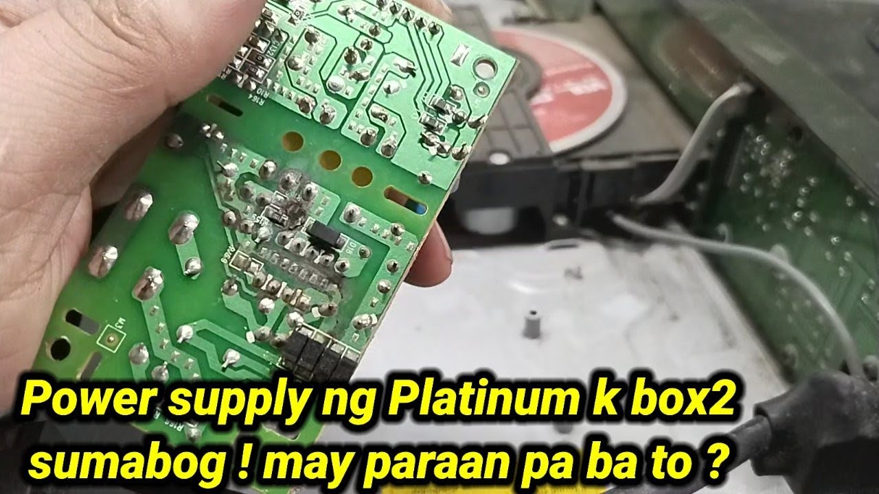 Platinum k-box 2 Videoke player‼️Walang power may sumabog sa loob - YouTube