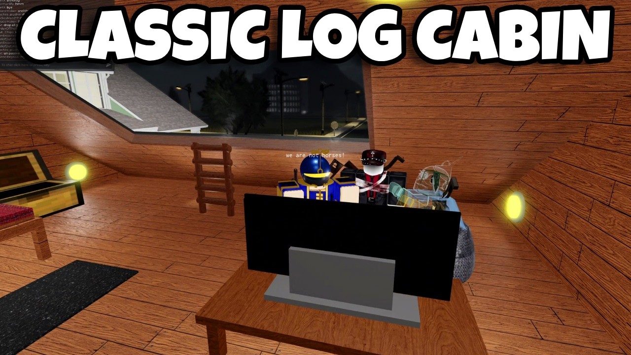 Log Cabin Tour | Roblox Town - YouTube