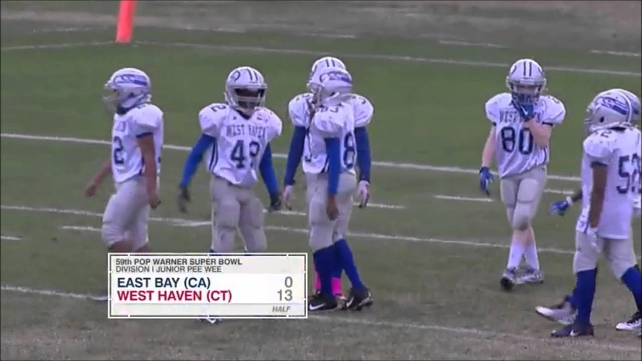 Pop Warner Super Bowl Highlights - West Haven Seahawks vs. East Bay ...