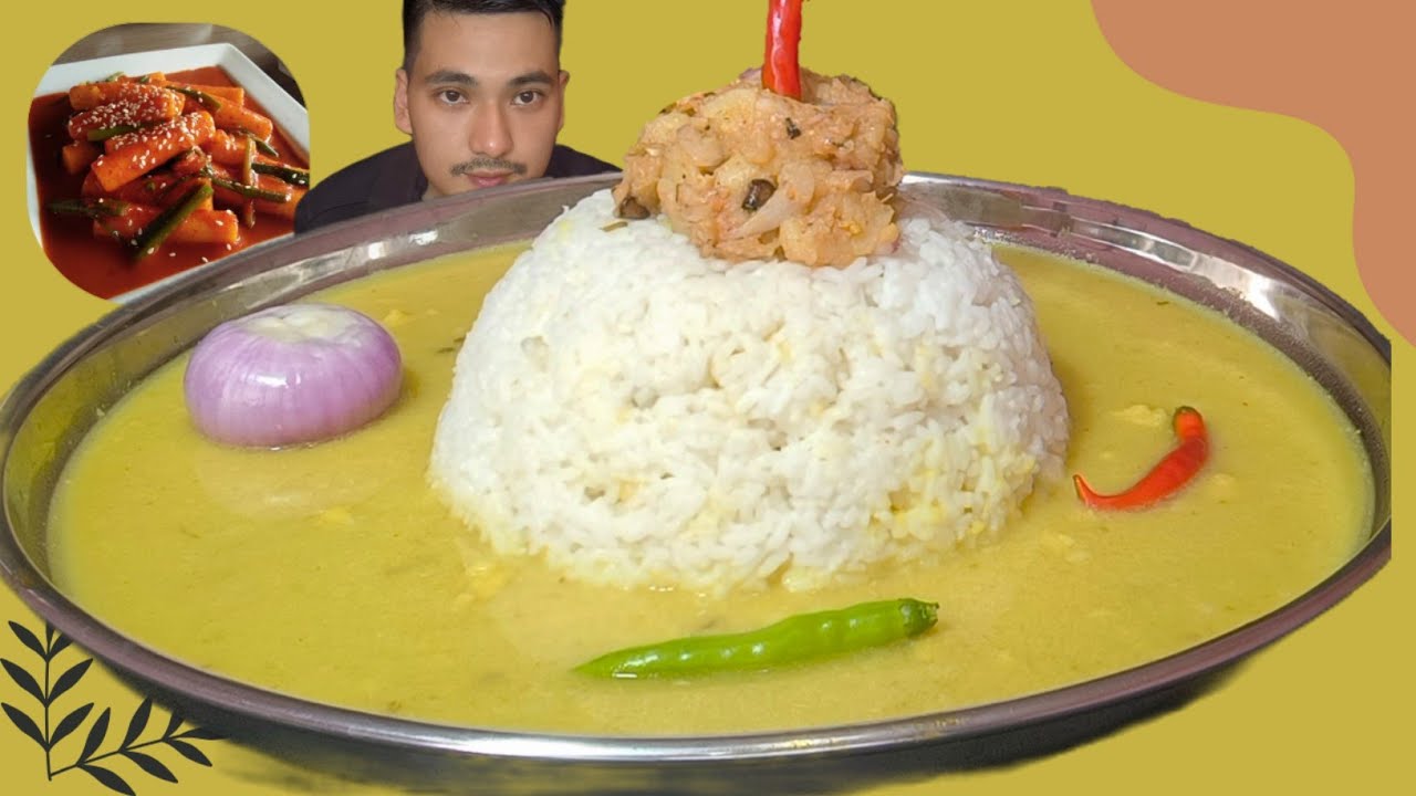 dhal vat eating , dal chawal mukbang , chicken feet eating , chicken ...