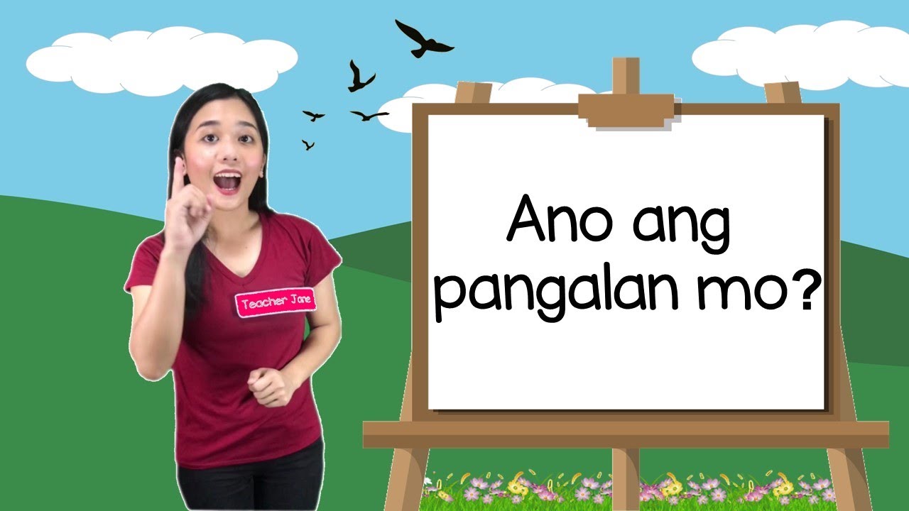 Kinder Lesson: Ano ang Pangalan Mo? - YouTube