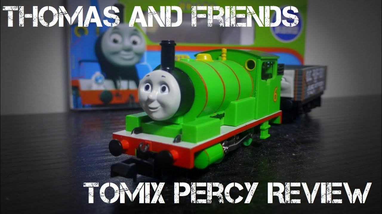 Thomas and Friends Tomix Percy Set Review: Cute and Green! - YouTube