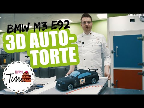 3D Autotorte - BMW M3 E92 Team Schirmer---Die Nascherei Torten Tim