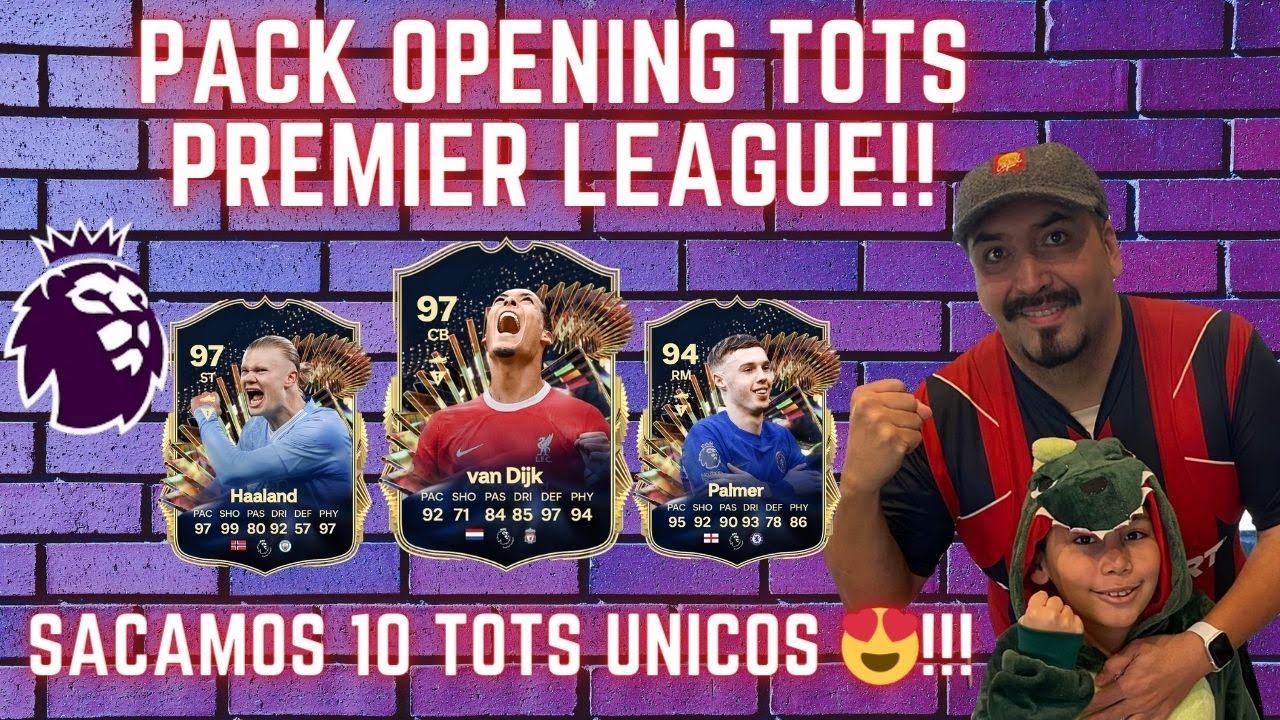PACK OPENING TOTS PREMIER LEAGUE EA FC24 !!! NOS SALEN MAS DE 10 TOTS ...