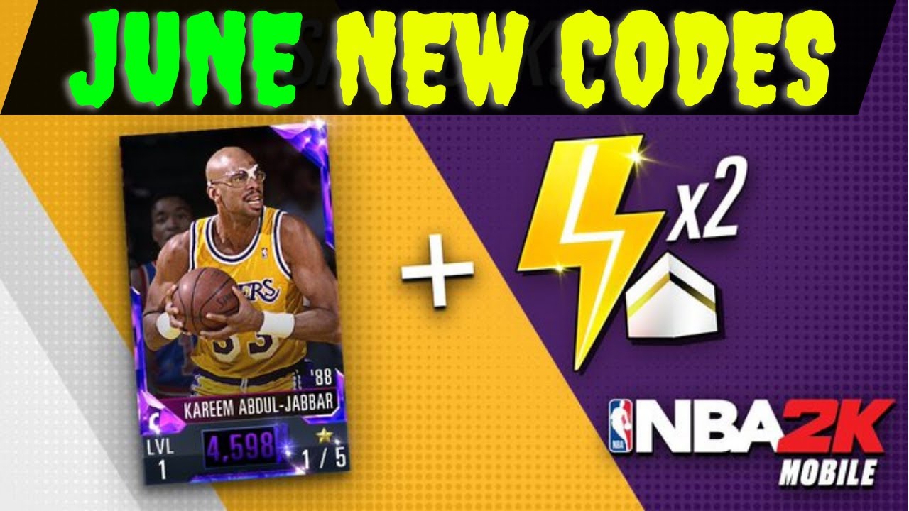 7 New* Nba 2k Mobile Redeem Codes June 2022 | Nba 2k mobile code 2022 ...